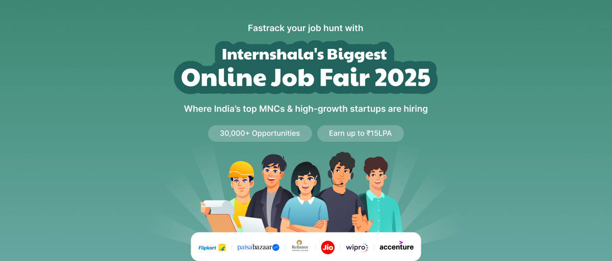 Internshala's Biggest Online Job Fair